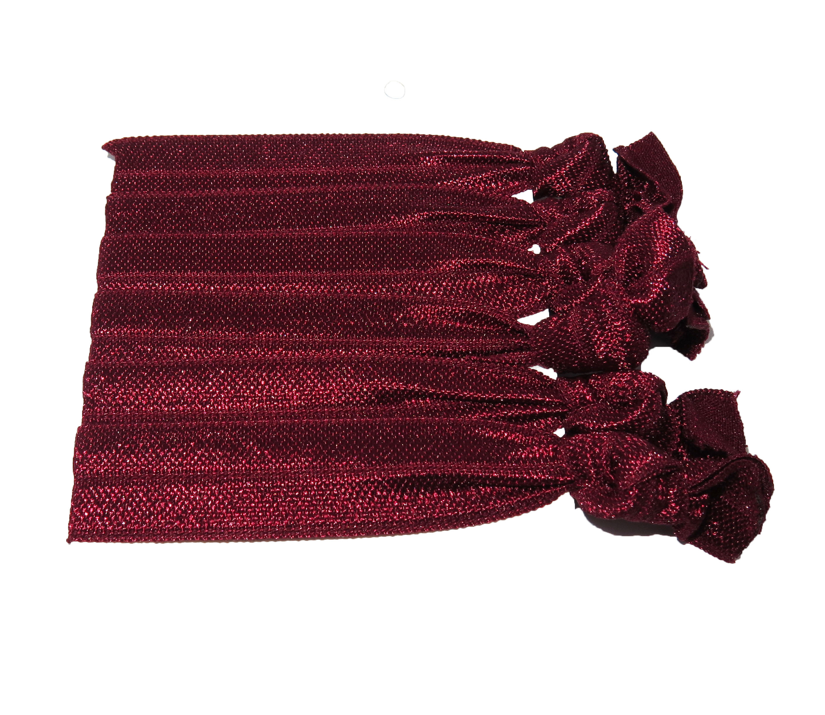 School Colours Hair Accessories Knot Tie Maroon - Maroon Hair ...