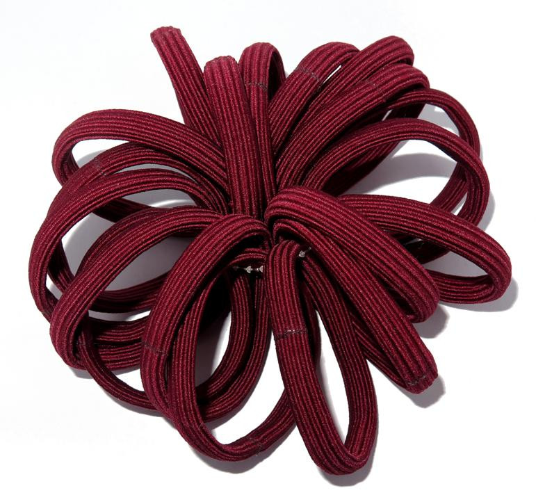 School Colours Hair Accessories New Flat Tie Maroon School Colours Hair ...