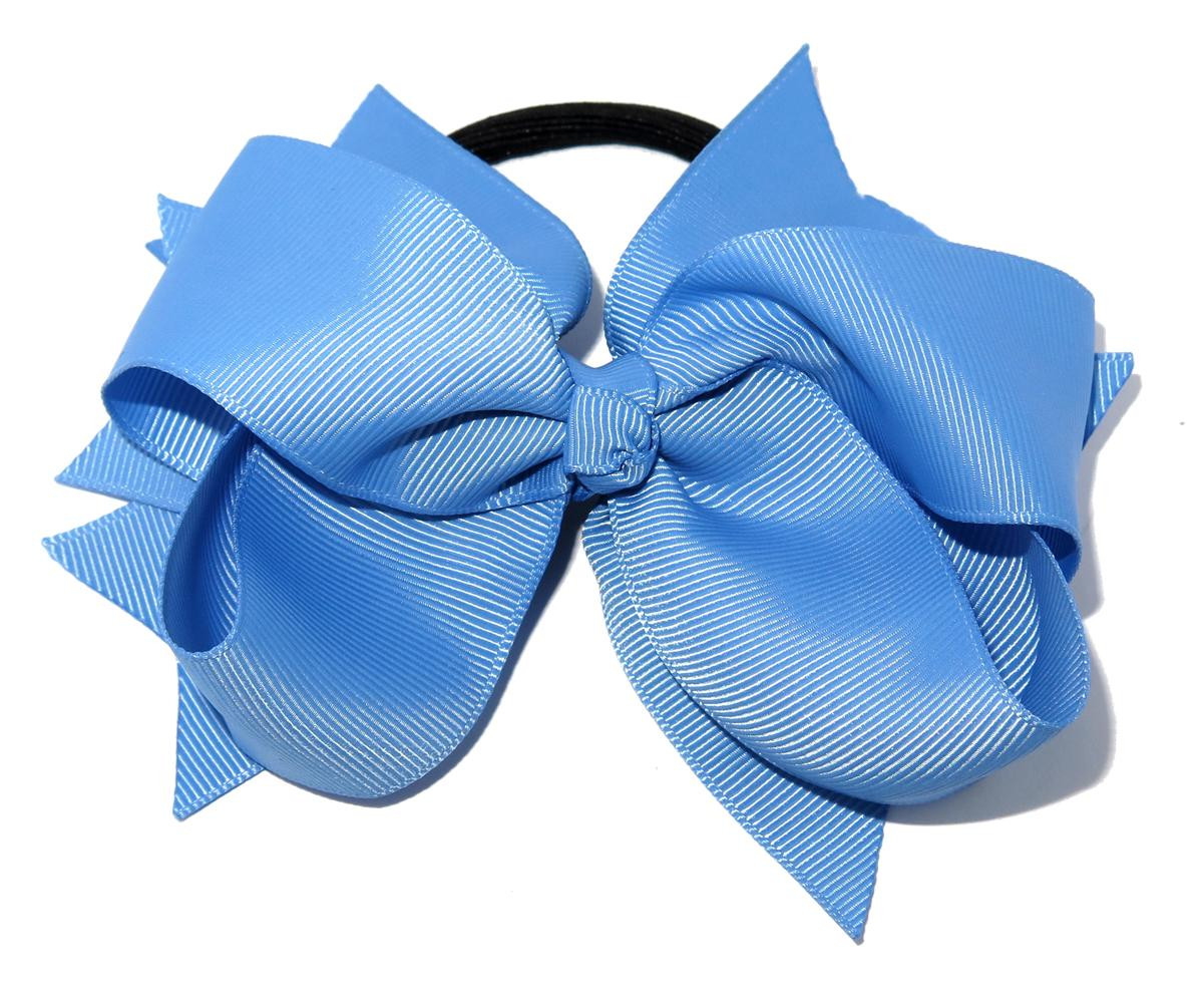School Colours Hair Accessories XL Grosgrain Bow Tie Sky Blue - Sky ...