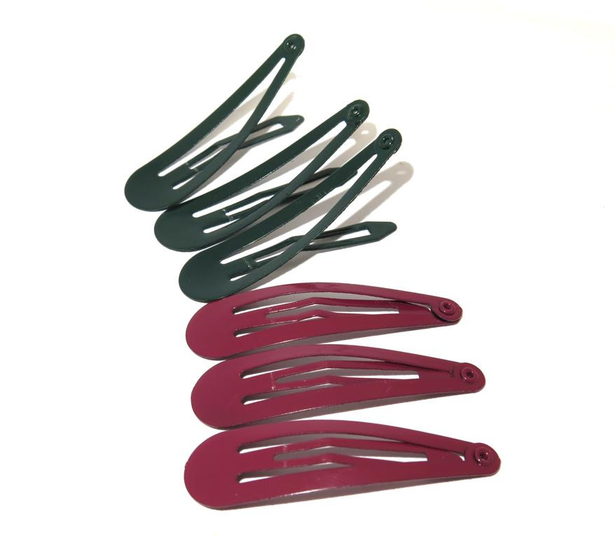 School Colours Hair Accessories School Snap Green Maroon School Colours ...